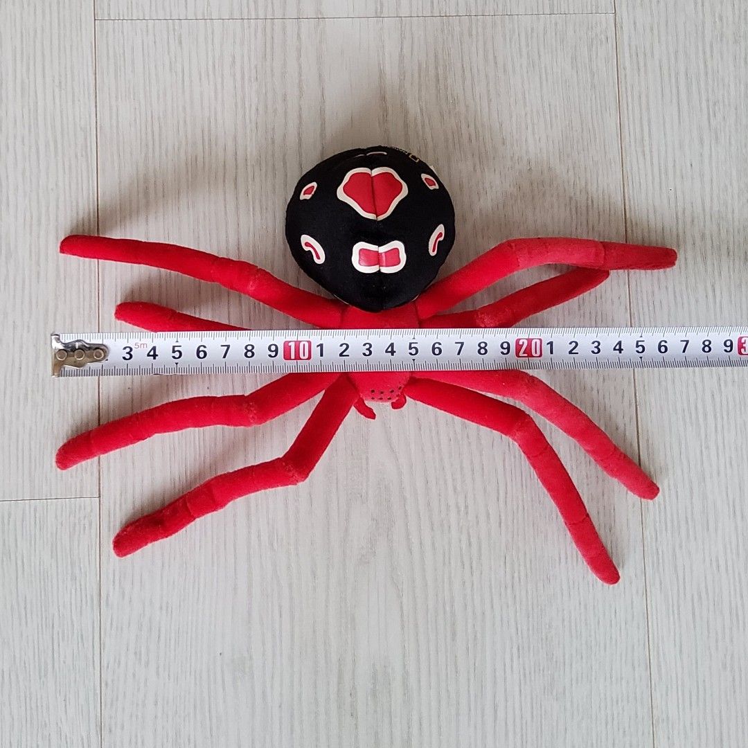 National Geographic Spider Plushy Stuffed Plush Toy - Red & Black ...