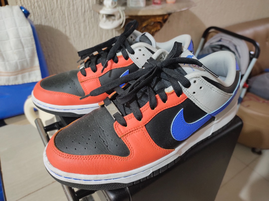 Nike Dunk Low EMB 75th Anniversary New York Knicks, Men's Fashion ...