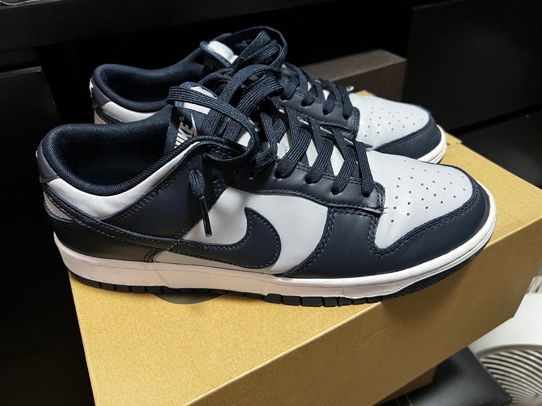Nike Dunk Low Georgetown, Men's Fashion, Footwear, Sneakers on Carousell