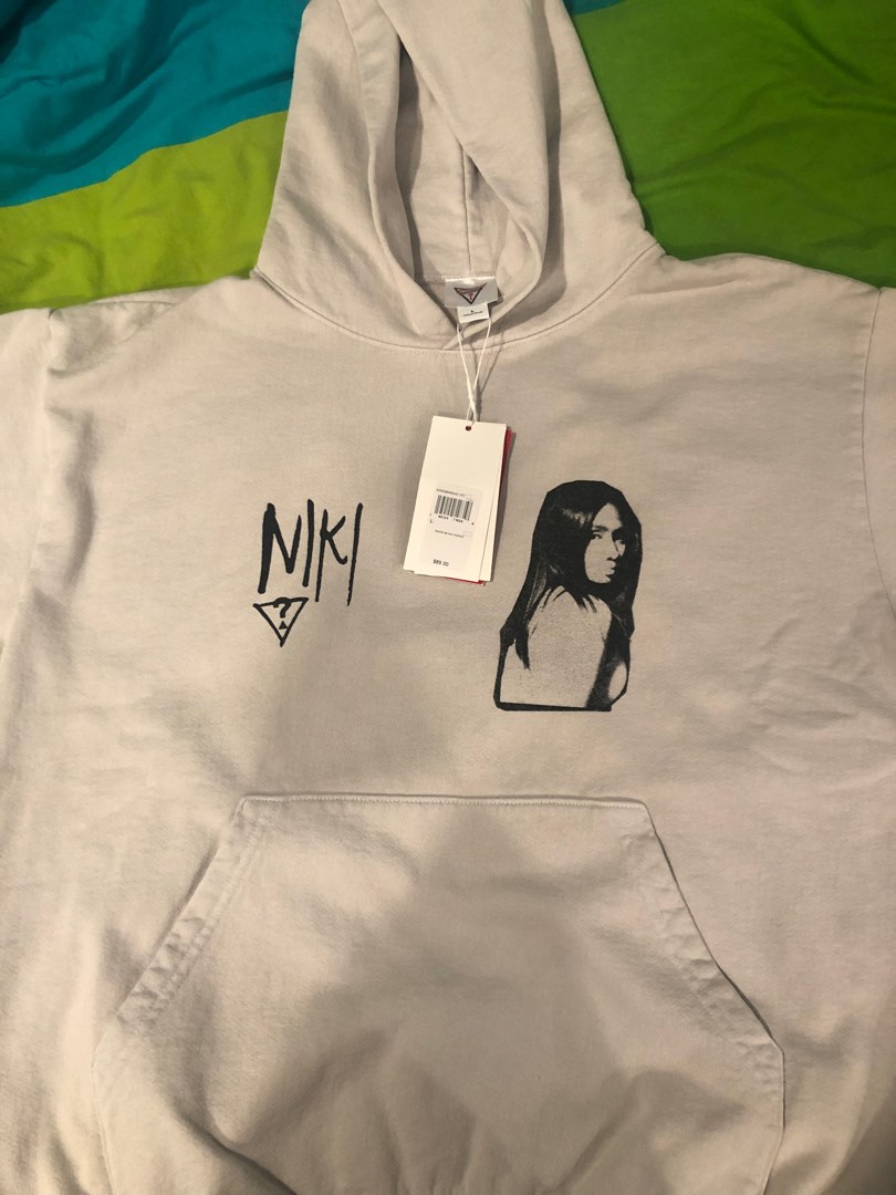 Niki x Guess, Men's Fashion, Tops & Sets, Hoodies on Carousell
