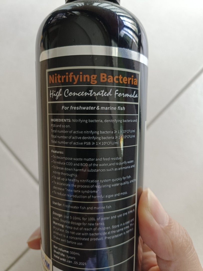 Nitrifying Bacteria for aquarium, Pet Supplies, Homes & Other Pet ...