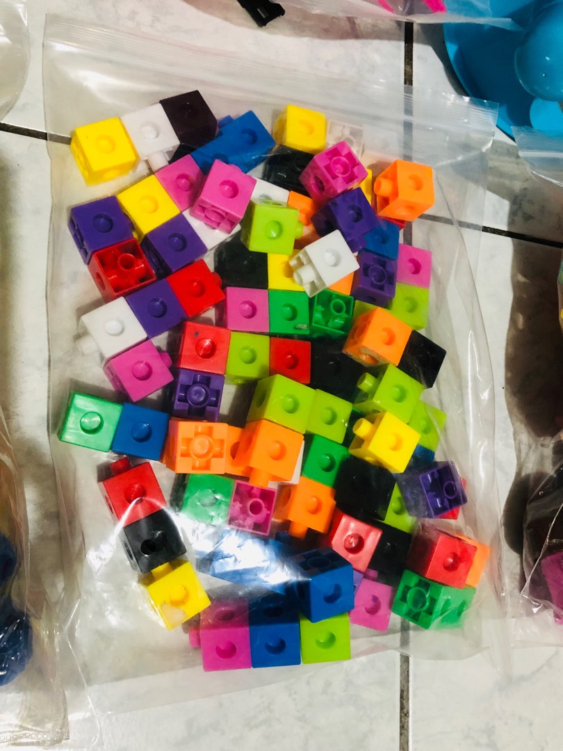 Number blocks linking cubes on Carousell