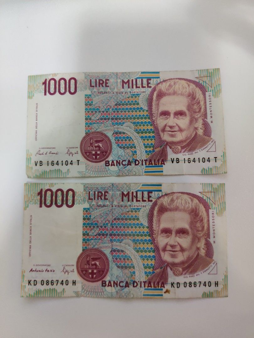 Old Italian bank note, Hobbies & Toys, Collectibles & Memorabilia ...