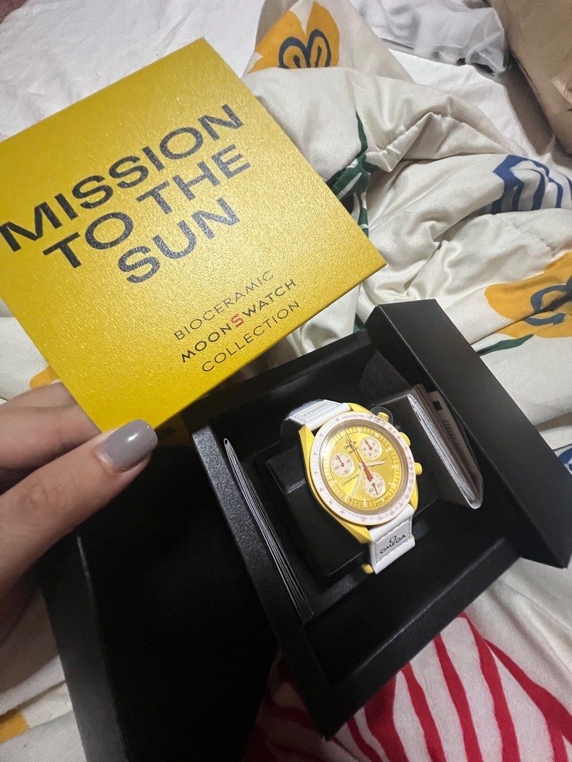 Omega Swatch - Mission to the Sun, Women's Fashion, Watches & Accessories, Watches on Carousell