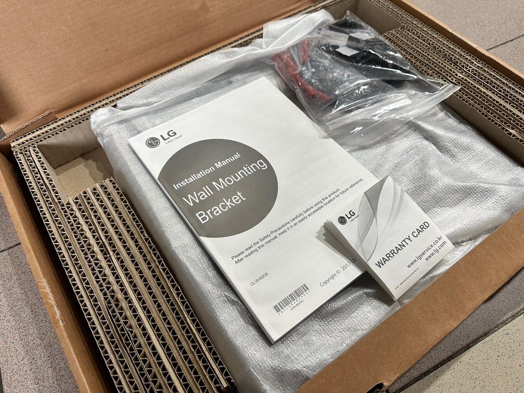 Original LG EZ Slim Wall Mount / Wall Mounting Bracket for LG OLED evo ...