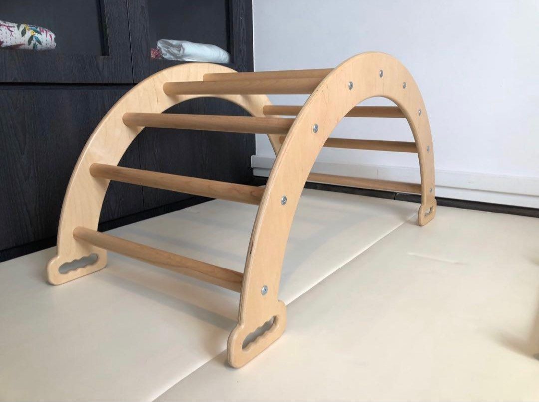 Original Pikler Triangle, Bridge, Arch, Montessori, Babies & Kids ...