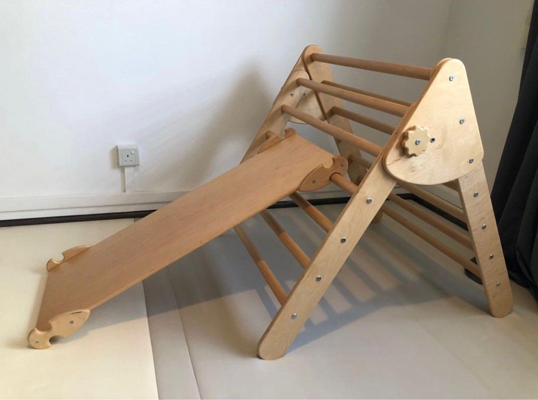 Original Pikler Triangle, Bridge, Arch, Montessori, Babies & Kids ...