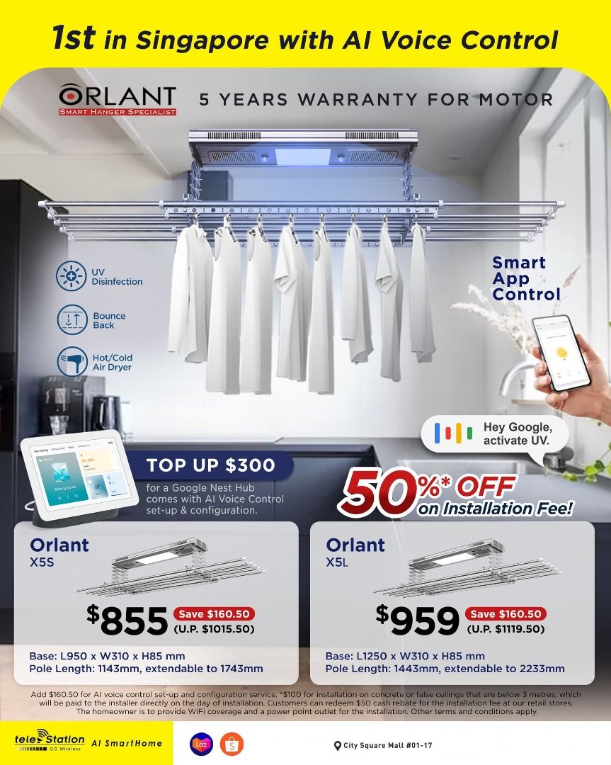ORLANT Automated Smart Hanger, TV & Home Appliances, TV & Entertainment ...