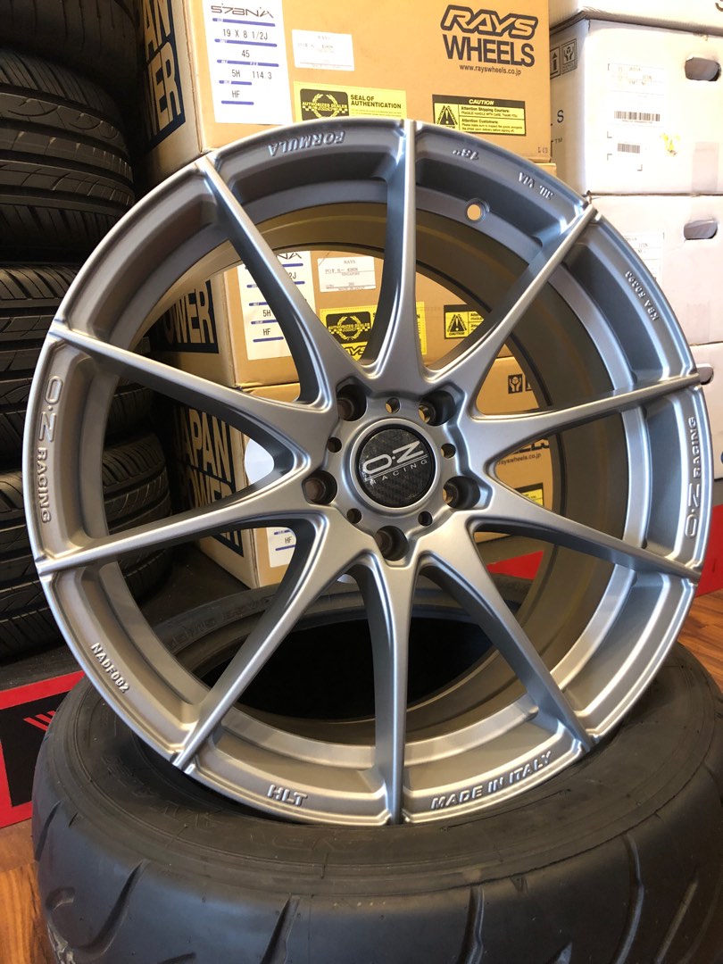 OZ Formula 17” Rims, 5x114.3, 17”x7.5”, Offset 45, Car Accessories ...