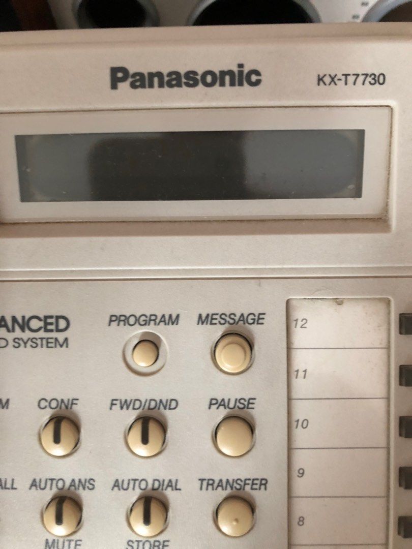 Panasonic phone KX-T7730, Computers & Tech, Office & Business ...