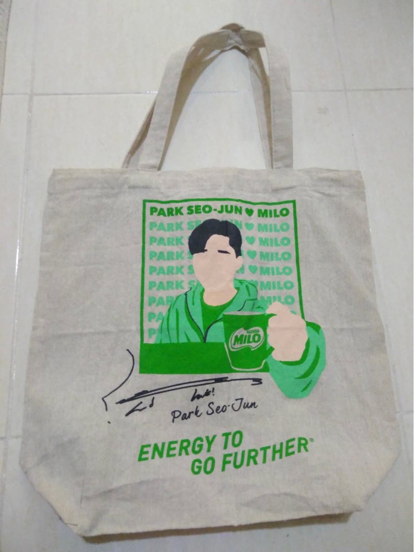 Park Seo Jun Milo Tote Bag, Hobbies & Toys, Collectibles & Memorabilia, K-Wave on Carousell