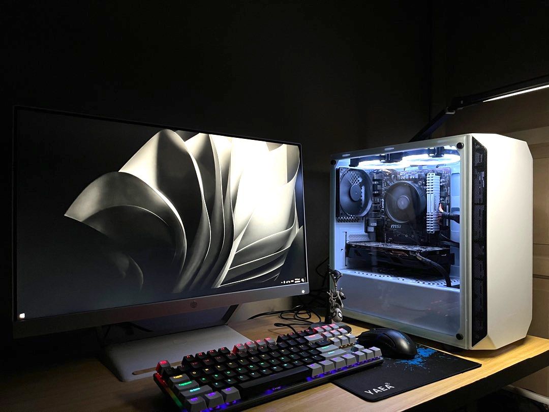 PC & Monitor Bundle: Ryzen 5 PC, Full HD Monitor and MORE, Computers ...