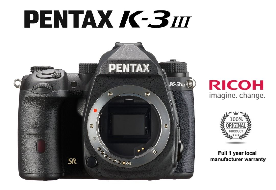 Pentax K-3III DSLR Body kit (Black), Photography, Cameras on Carousell
