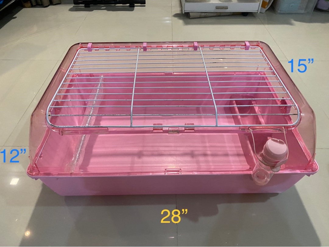 Pink hideout for rabbits and small animals, Pet Supplies, Homes & Other ...