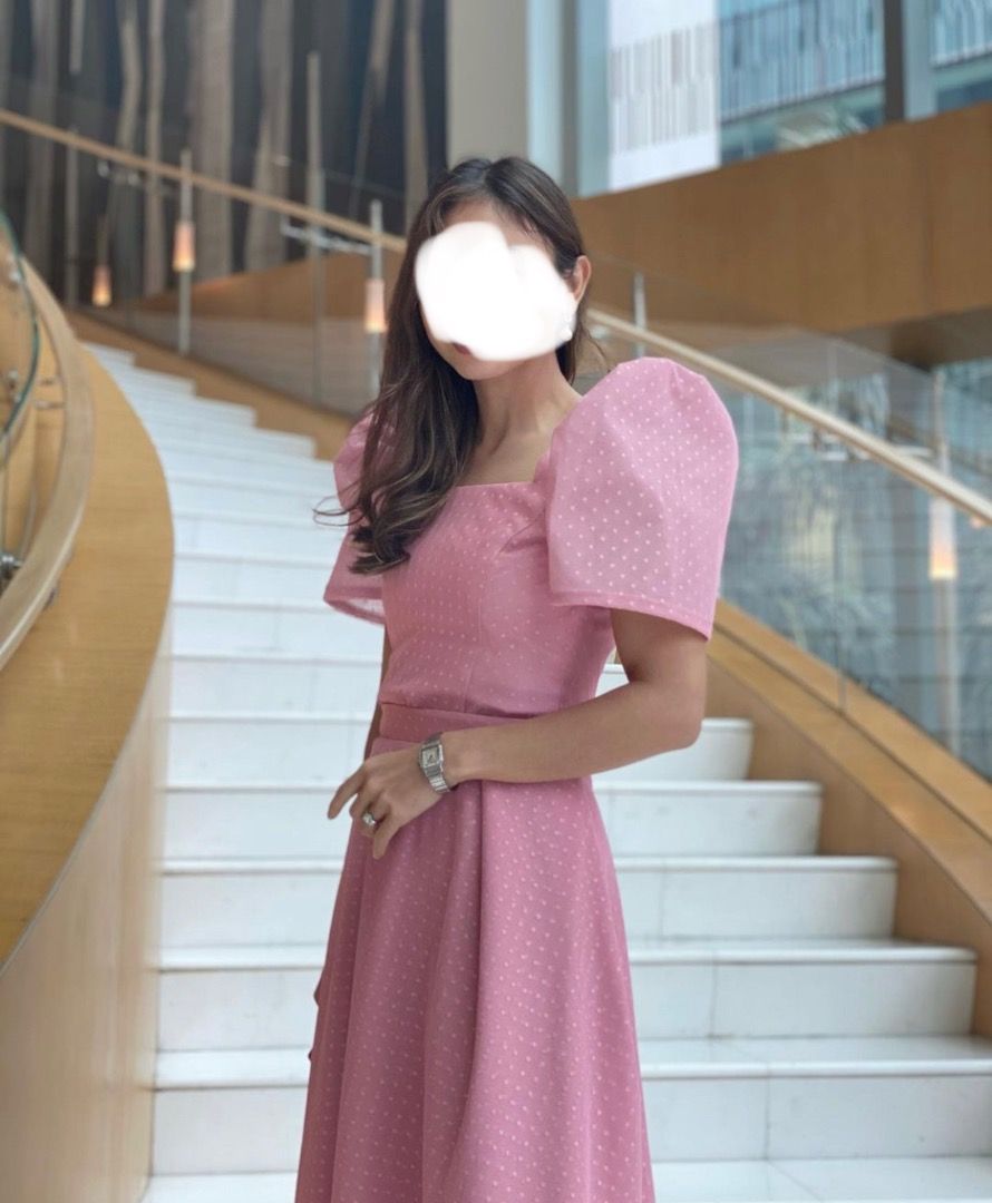 Pink Modern Filipiniana Terno Set, Women's Fashion, Dresses & Sets ...