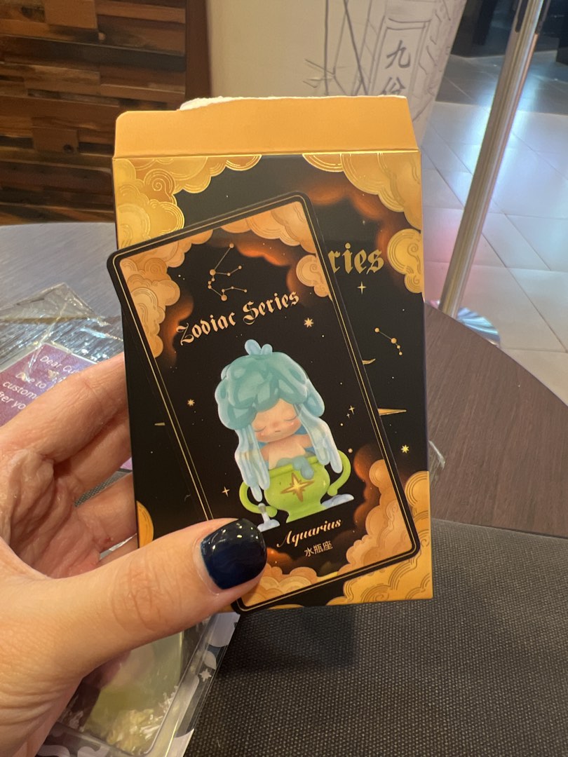 POPMART DIMOO ZODIAC (AQUARIUS), Hobbies & Toys, Toys & Games on Carousell