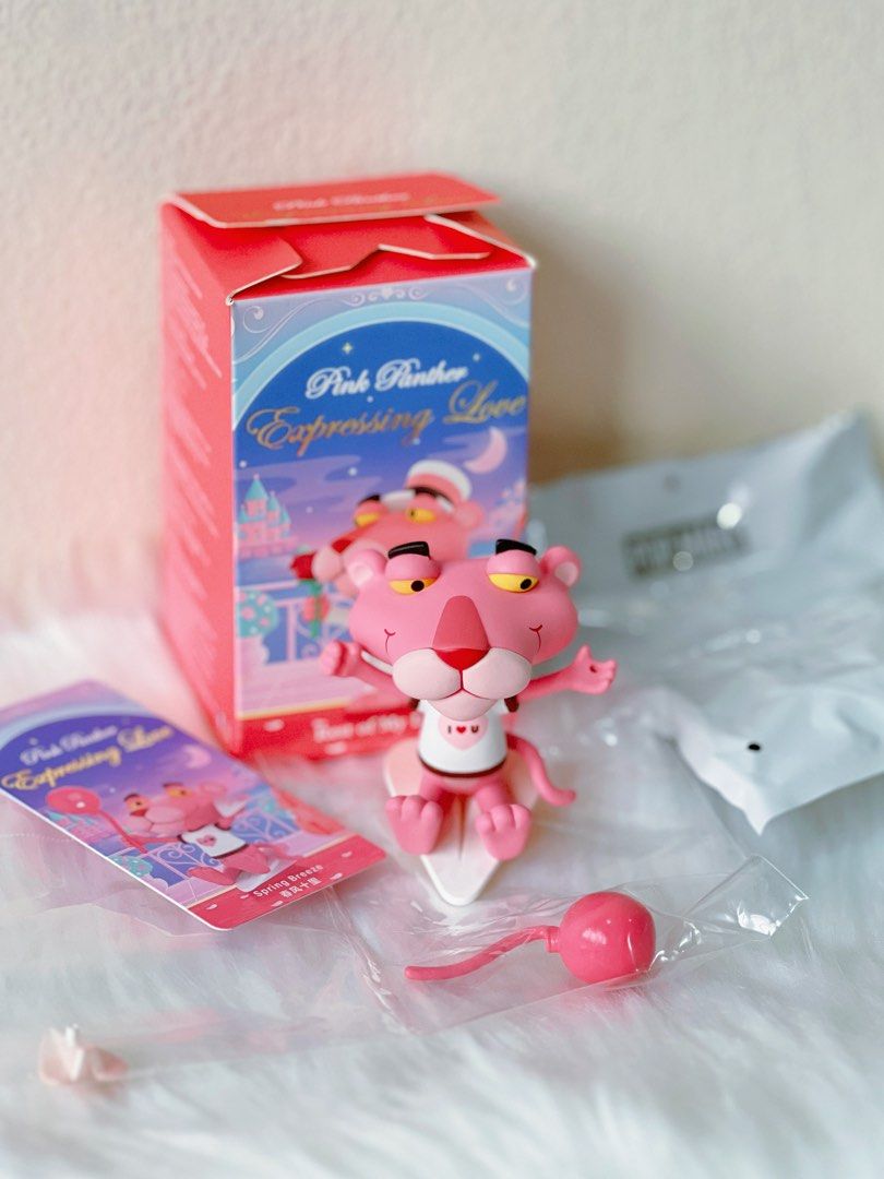 Popmart x Pink Panther Expressing Love, Hobbies & Toys, Toys & Games on ...