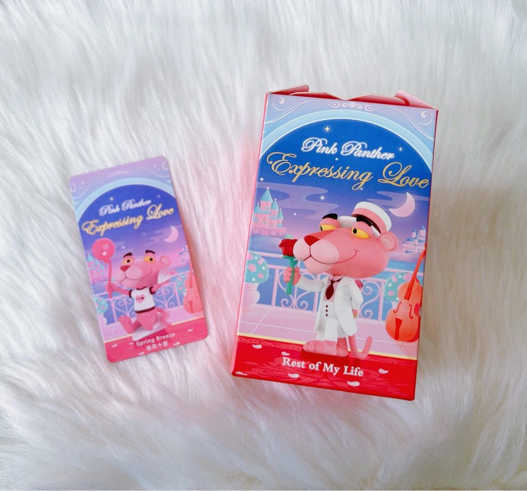 Popmart x Pink Panther Expressing Love, Hobbies & Toys, Toys & Games on ...