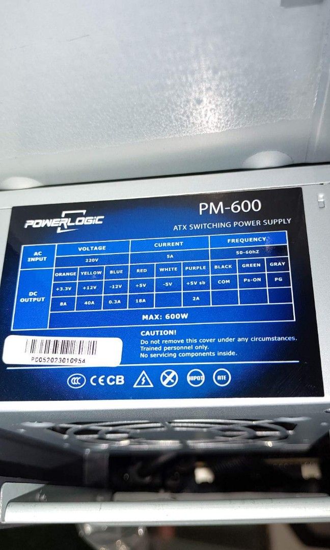 Powerlogic Q5 Slim Mini-Micro ATX PC Desktop Case with 600w PSU ...