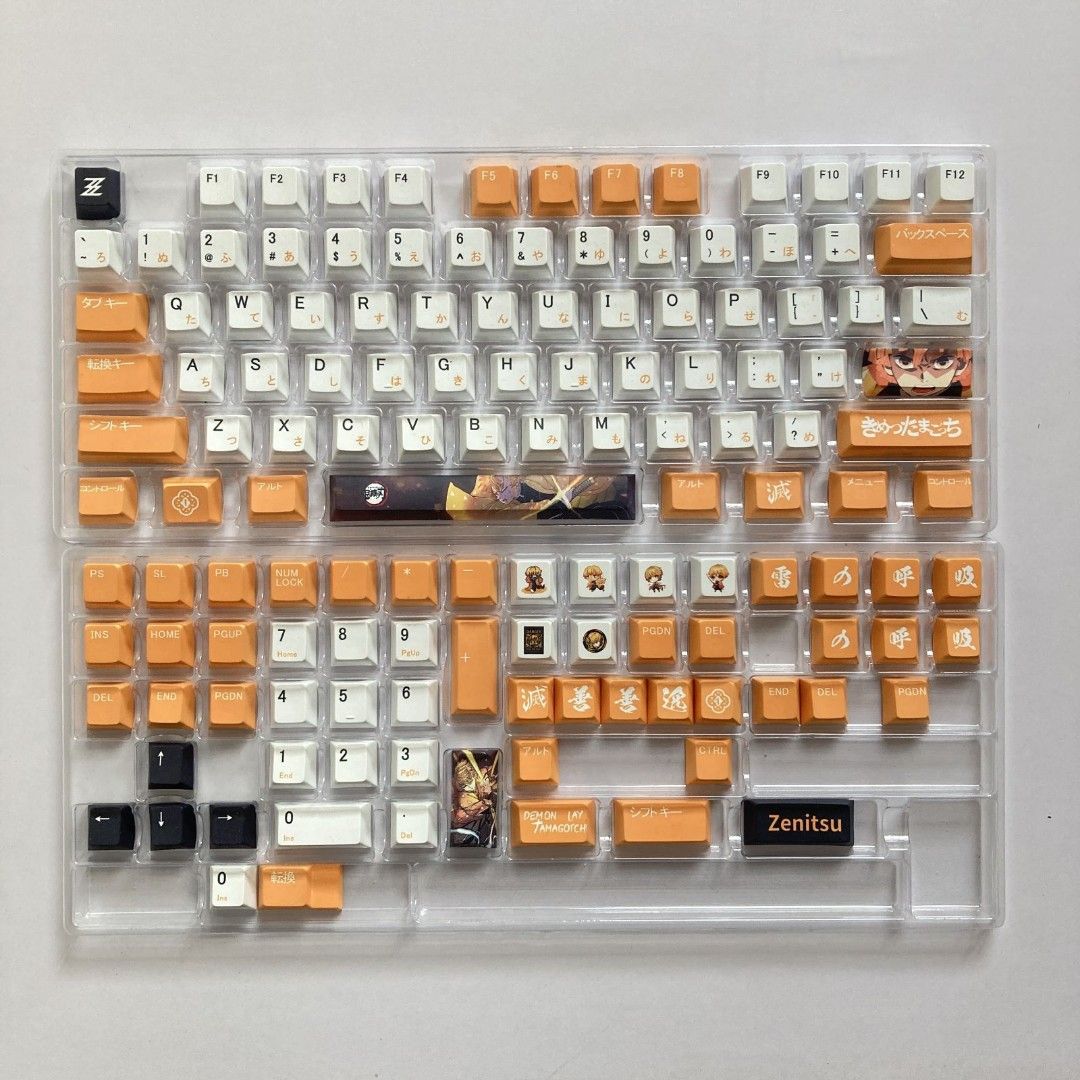 [PreOrder] Demon Slayer Zenitsu Keycaps ( Cherry Profile), Computers ...