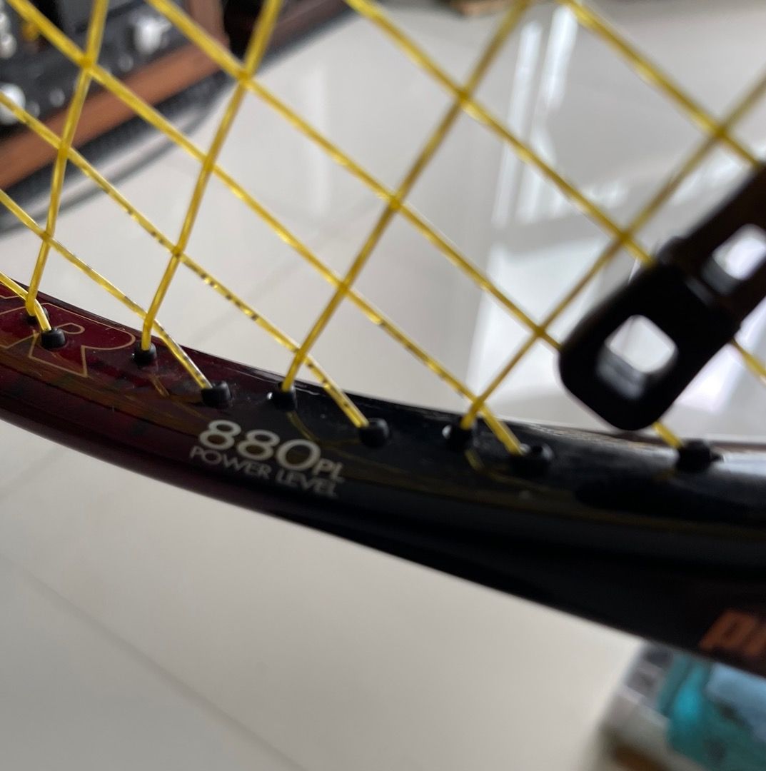 Prince Extender Thunder 880PL Tennis Racket, Sports Equipment, Sports ...