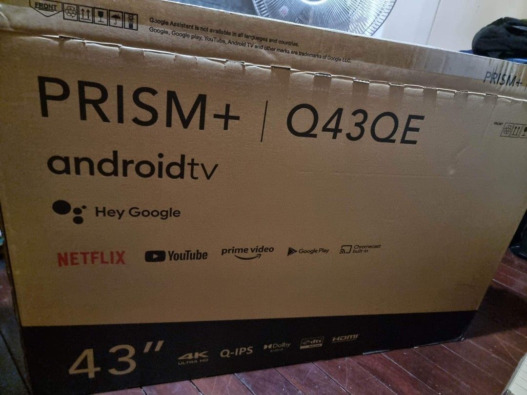 Prism+ 43" box only, TV & Home Appliances, TV & Entertainment, TV Parts ...