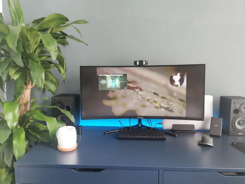 PRISM+ X340 PRO 34 100Hz Curved Ultrawide + Arm, Computers & Tech ...