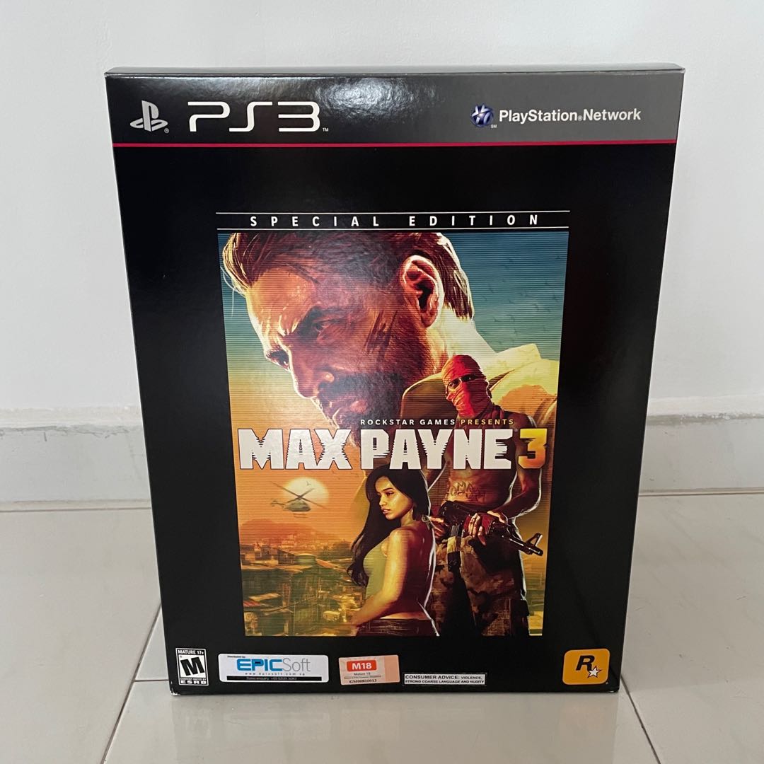 PS3 Max Payne 3 Special Edition, Video Gaming, Video Games, PlayStation ...