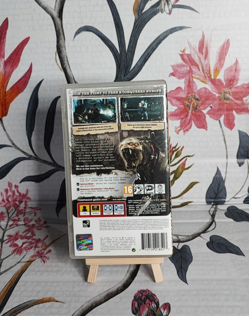 PSP UMD Games Resistance Retribution (PSP Essentials), Video Gaming ...