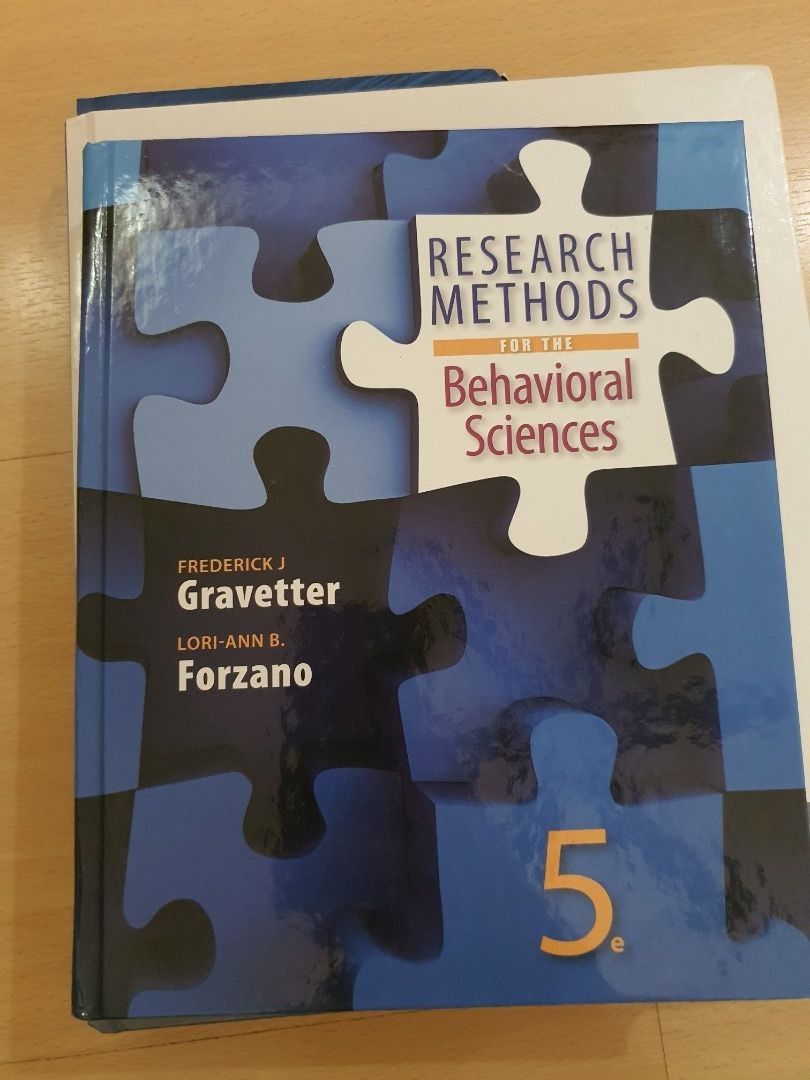 Psychology research method textbook, Hobbies & Toys, Books & Magazines ...