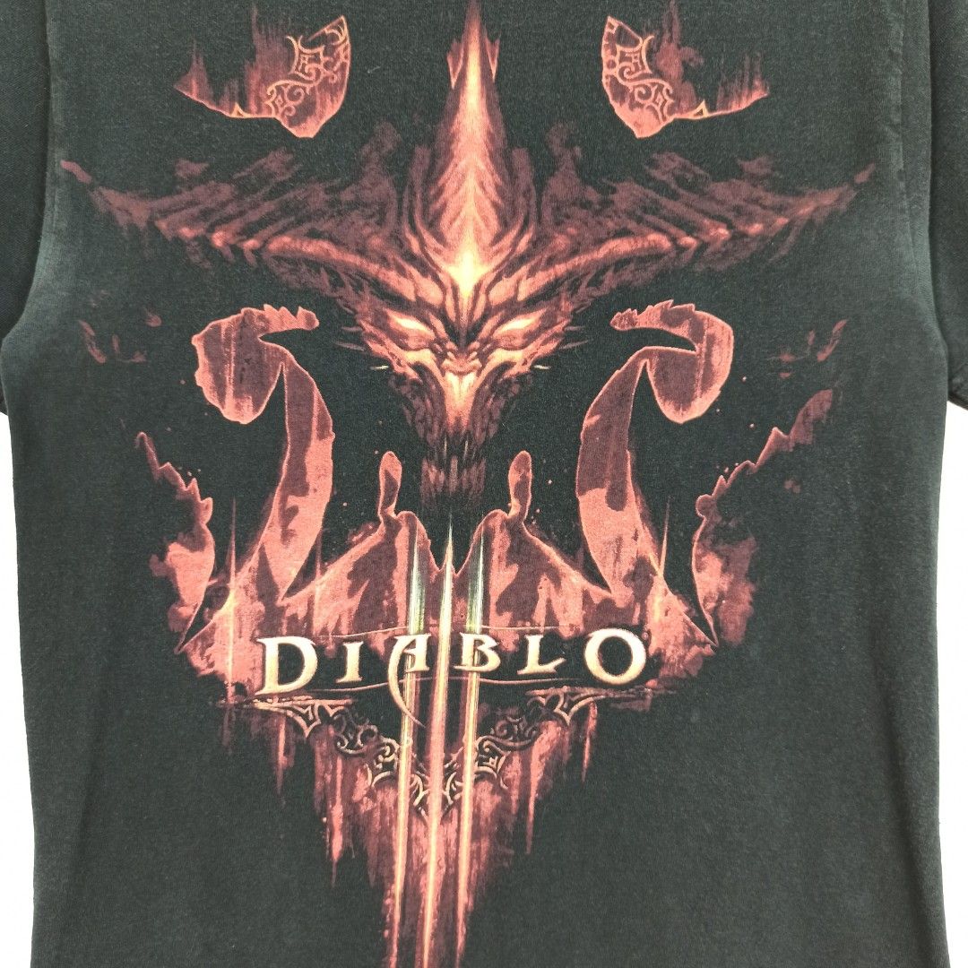 Rare Diablo Blizzard Entertainment Tshirt, Men's Fashion, Tops & Sets, Tshirts & Polo Shirts on ...