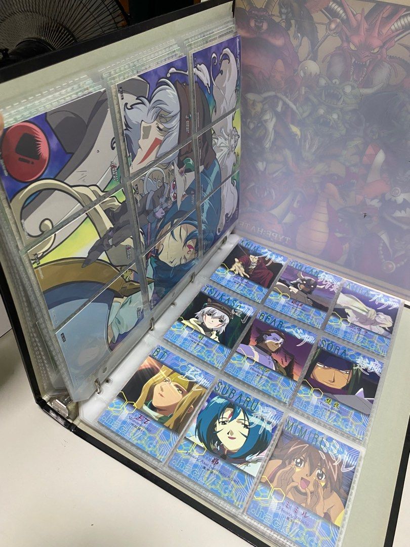 Rare .hack//sign Collector card album / Trading Cards, Hobbies & Toys ...