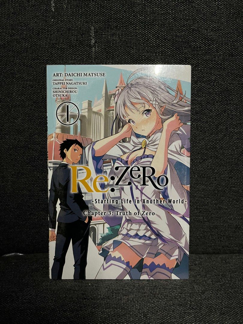 RE: ZERO VOL 1 MANGA, Hobbies & Toys, Books & Magazines, Comics & Manga on Carousell