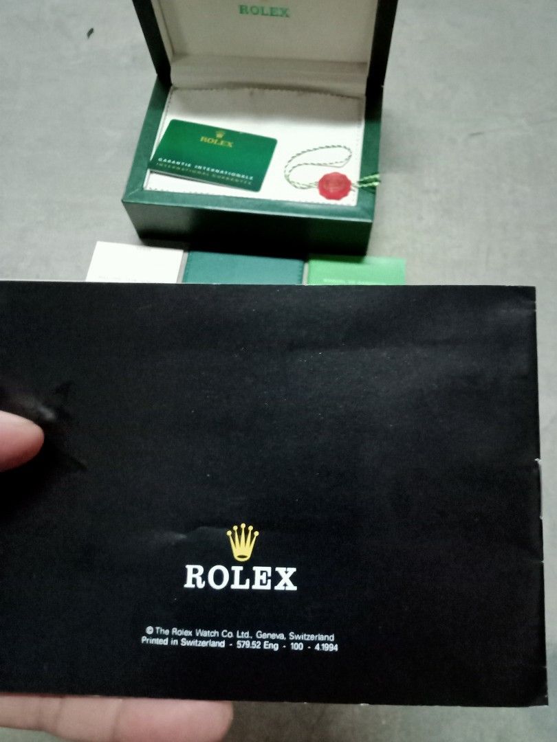 Rolex SA geneve suisse oyster watch box(Authentic box), Luxury, Watches ...