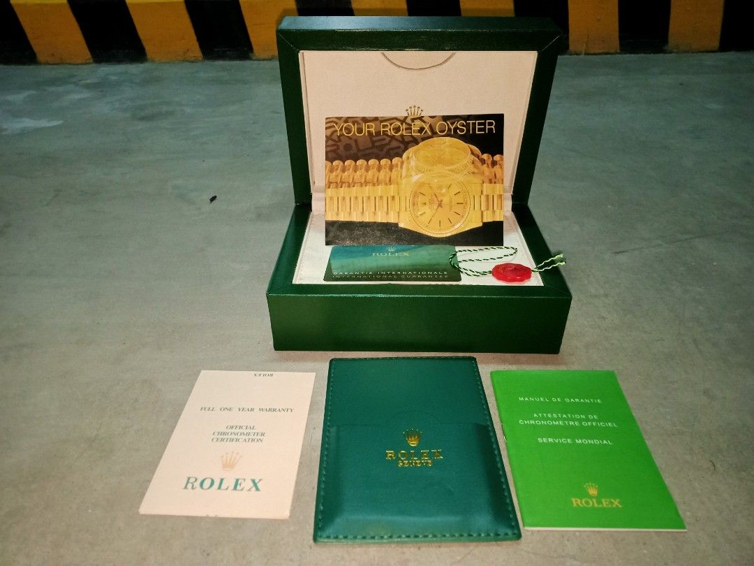 Rolex SA geneve suisse oyster watch box(Authentic box), Luxury, Watches ...