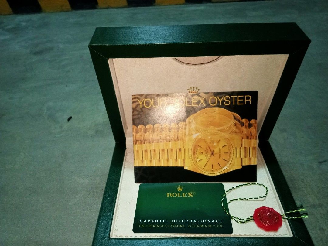 Rolex SA geneve suisse oyster watch box(Authentic box), Luxury, Watches ...