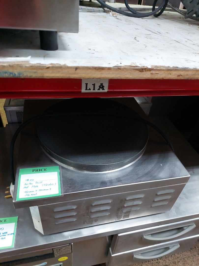 Roller Grill Hot Plate, Electric, 460mm x 450mm x 240mmh, TV & Home ...