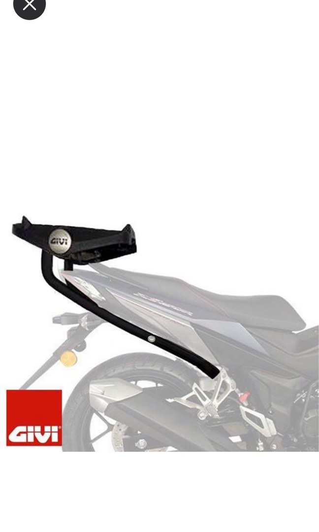 Rs150r givi rack, Motorcycles, Motorcycle Accessories on Carousell