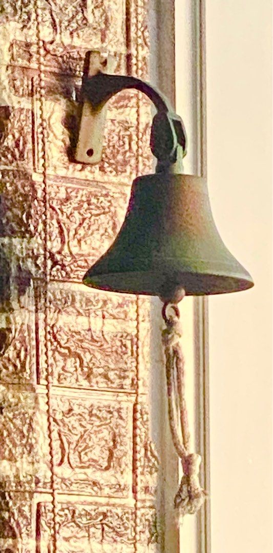 Rustic Wall Mounted Hanging Bell, Furniture & Home Living, Home Decor ...