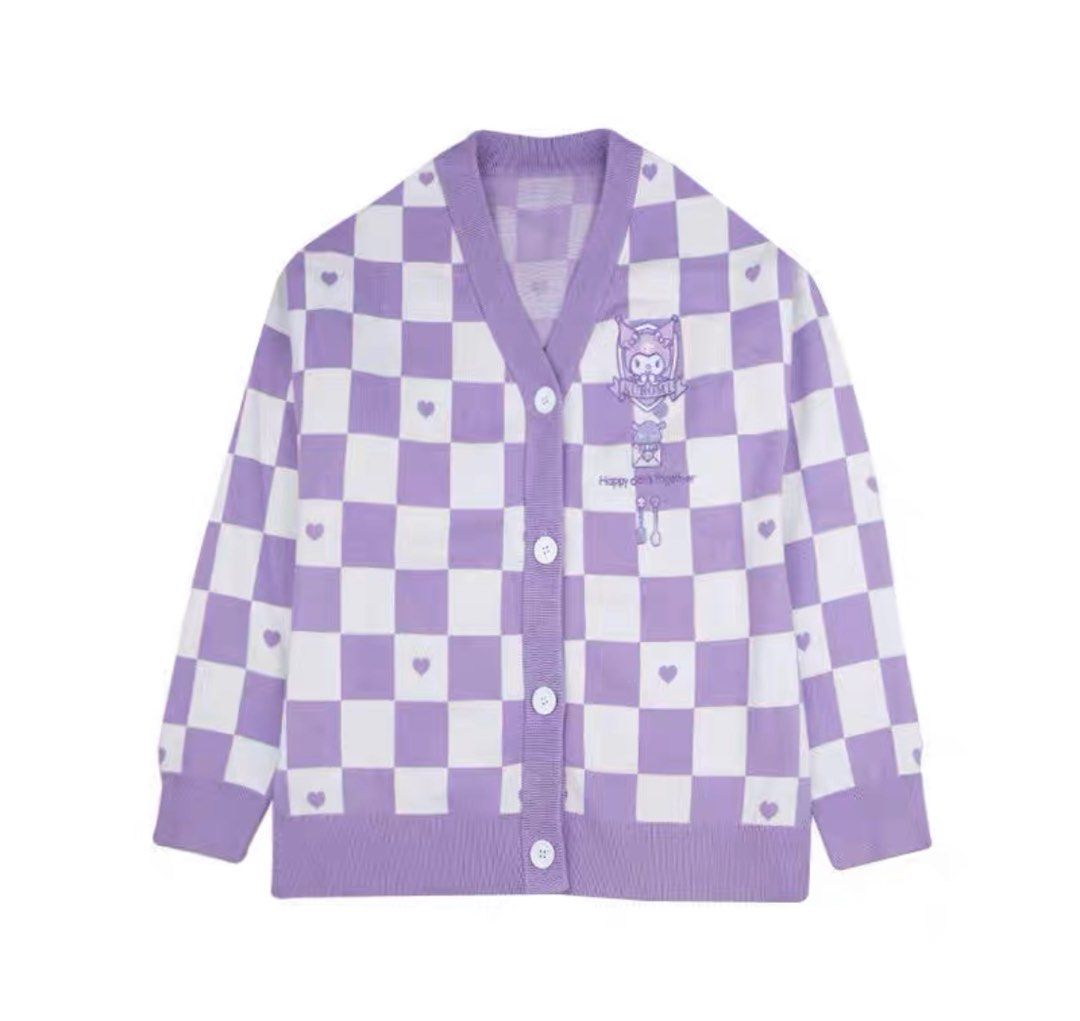 Sanrio cardigan : My Melody, Cinnamoroll, Pompompurin, Kuromi, Women's ...