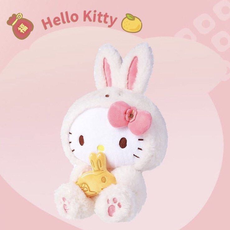 Sanrio x Miniso Bunny Costume Plush, Hobbies & Toys, Toys & Games on ...