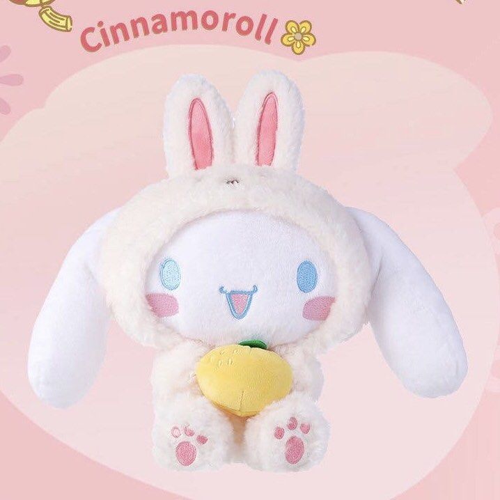 Sanrio x Miniso Bunny Costume Plush, Hobbies & Toys, Toys & Games on ...