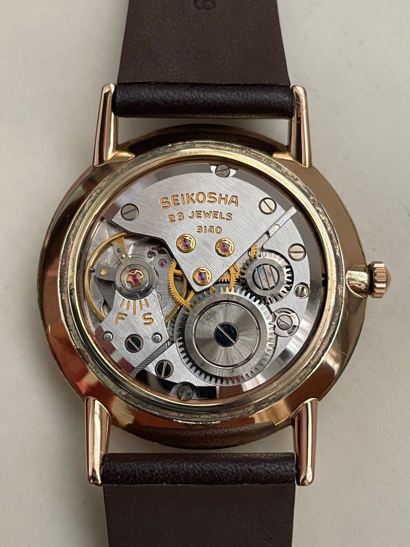 Suwa Seiko Liner J15001E Rare SD Dial 14K Gold Filled, Men's Fashion ...