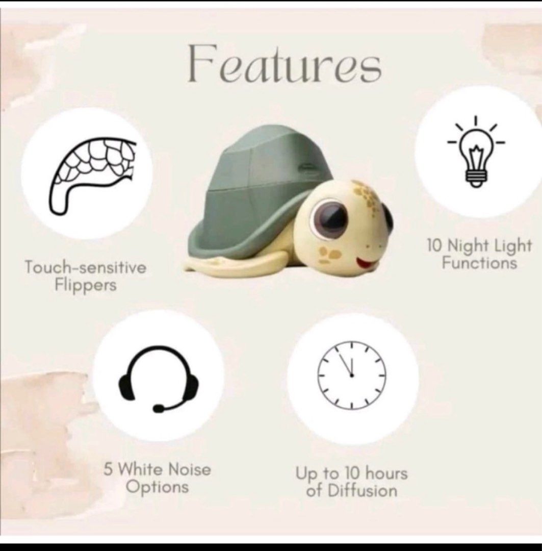 Shelly the turtle diffuser young living, Beauty & Personal Care ...