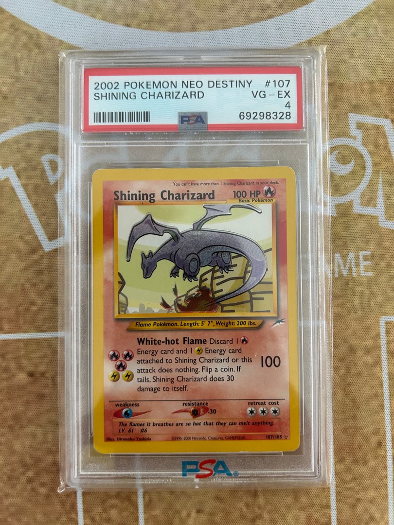 Shining Charizard PSA 4 (LOW POP) Neo Destiny, Hobbies & Toys, Toys ...