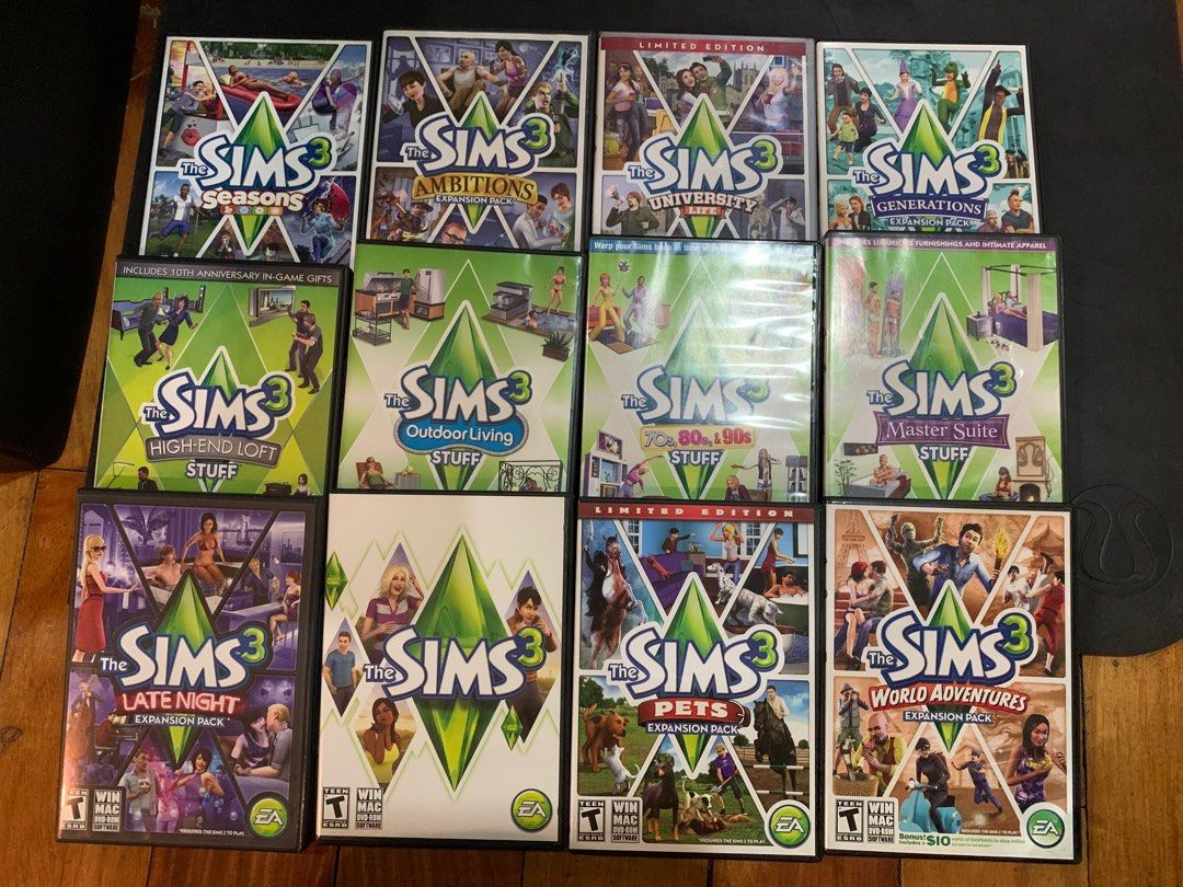 Sims 3 Bundle Pack with Original Sims 3, Video Gaming, Video Games ...