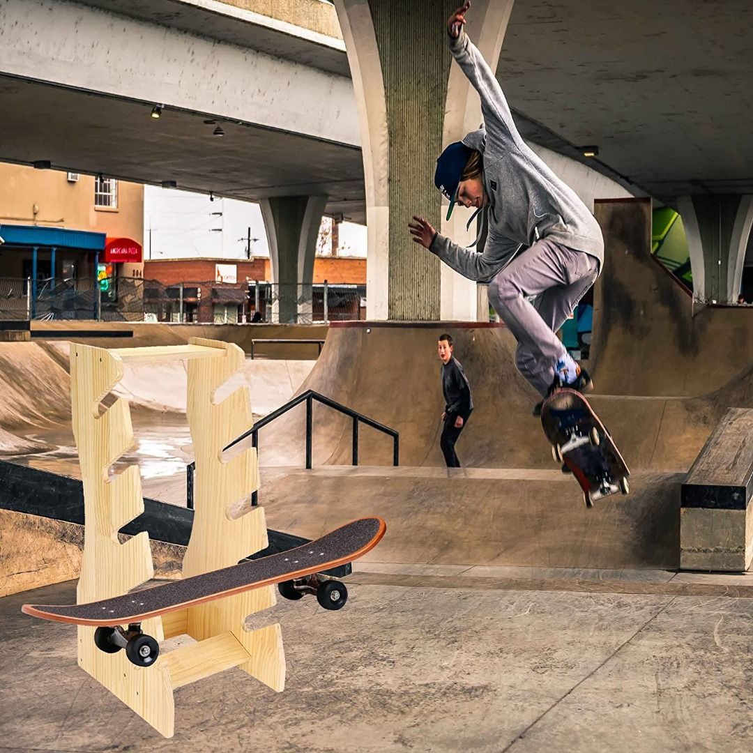 Skateboard Racks Floor Stand, Five-Layer Skateboard Holder,Skateboard ...