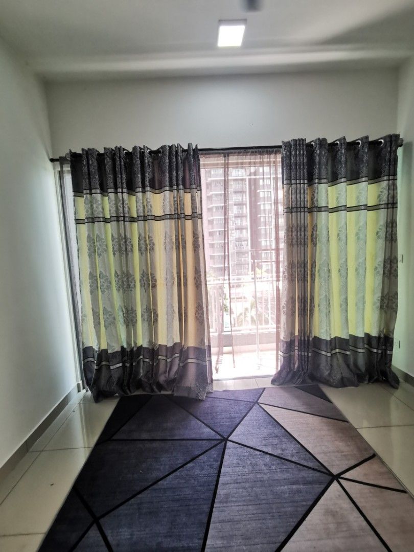 Curtain Sliding door 4 panel, Furniture & Home Living, Home Decor ...