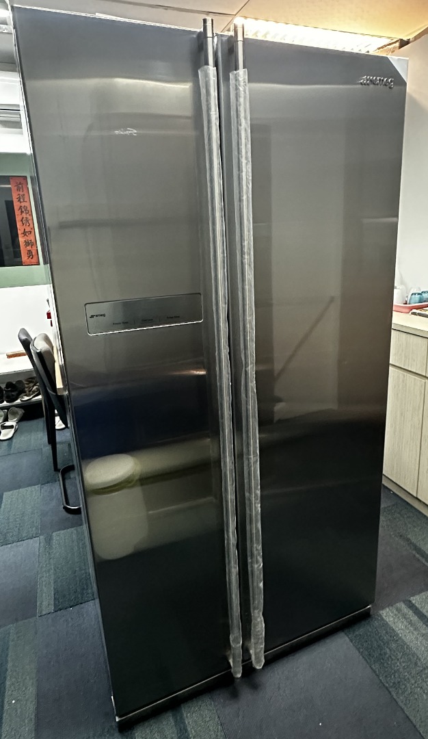 SMEG Stainless Steel 2 Door Refrigerator SBS660X, TV & Home Appliances ...