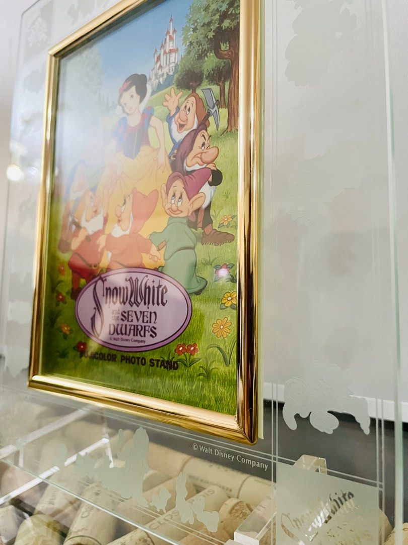 Snow white Edition - glass carved picture frame - Disney release ...